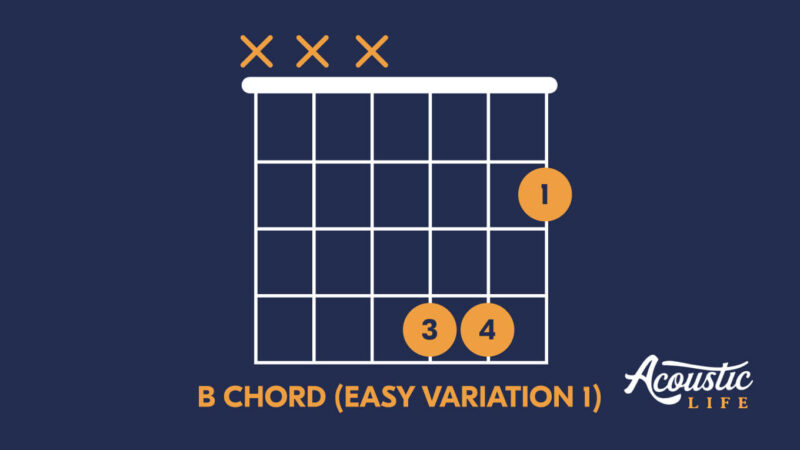 How to Play the B Chord on the Guitar (Exercises & Variations ...